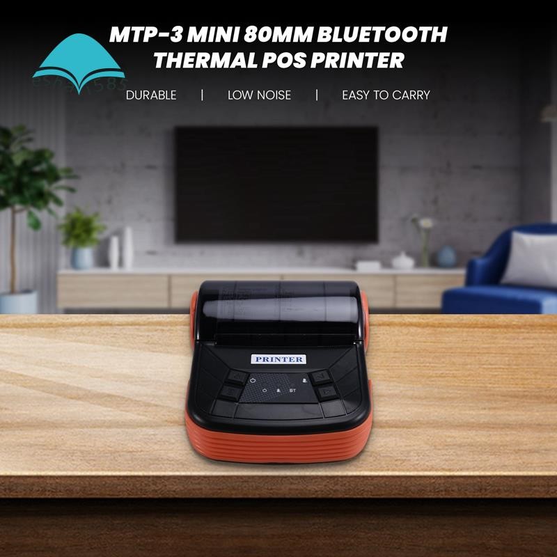 Portable High Speed Bluetooth Printer Mini Thermal Inkless Printer Long ...