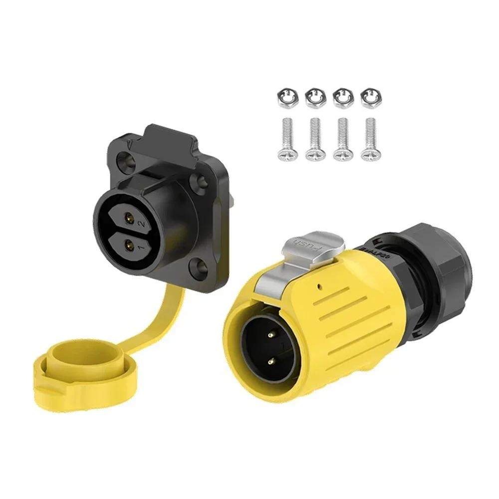EW-LP20 Industrial IP68 M20 Electric Plug Socket Power Connector ...