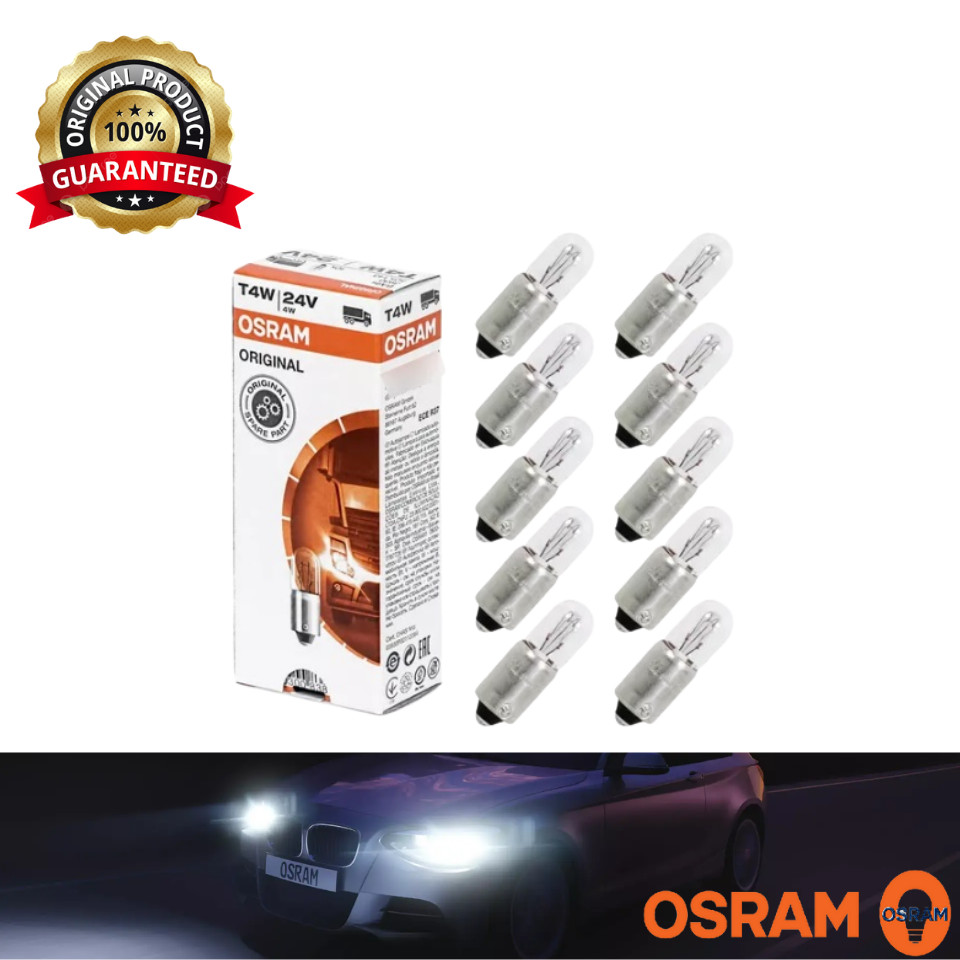 3893 OSR Osram 12V 4W T4W Mercedes side light W124 W201 W126 W123 Volvo ...