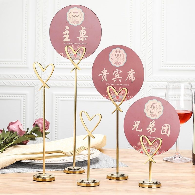 Stainless Steel Table Number Plate Dish Price Display Plate Restaurant ...