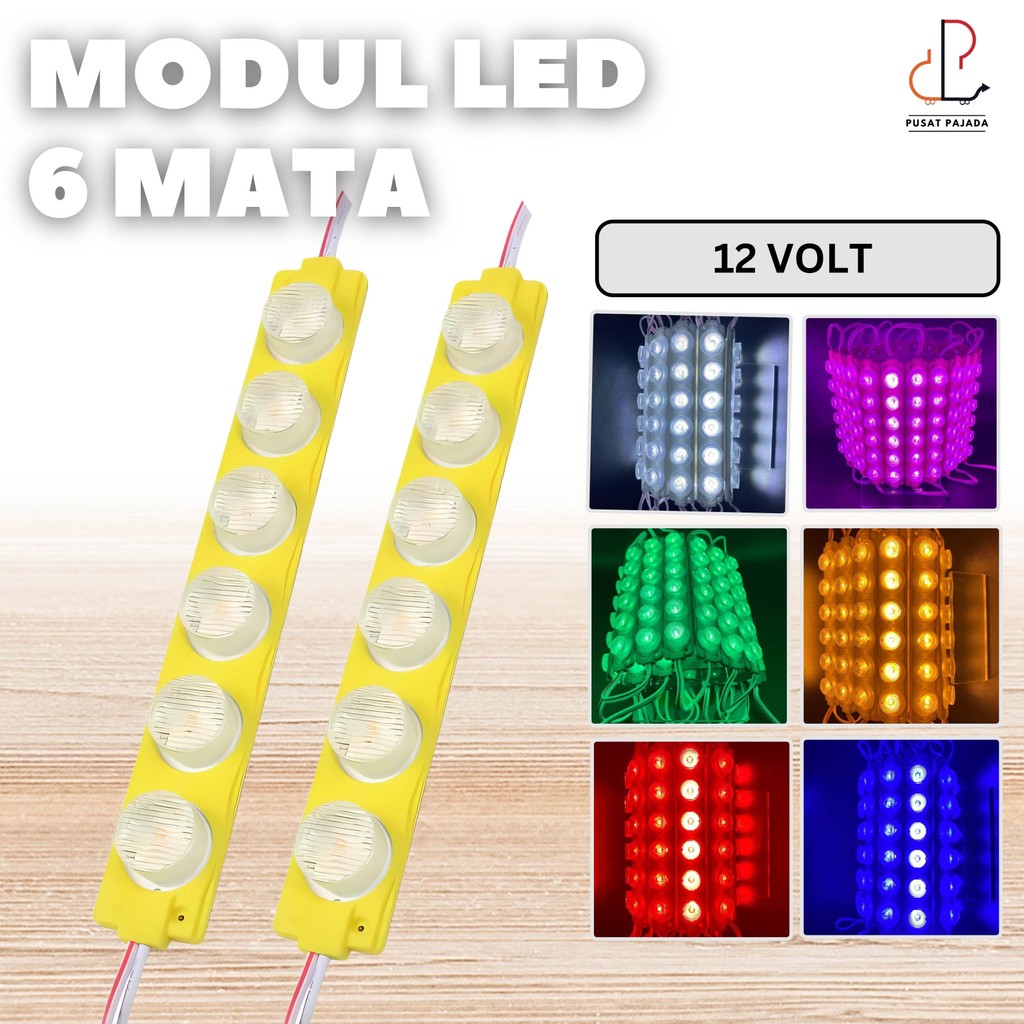 MATA PUTIH MERAH HIJAU Fuso LED Module Strip Lights for Motorcycle Car ...