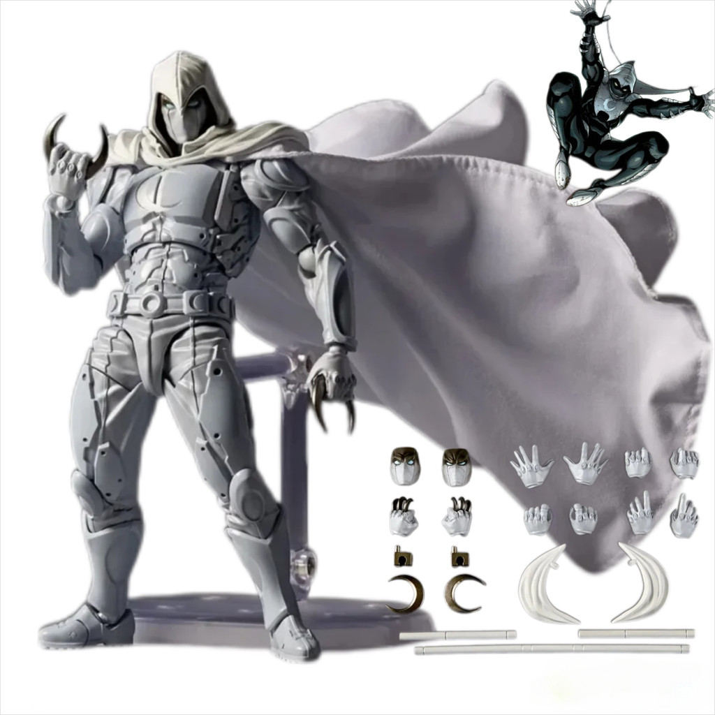Yamaguchi Moon Knight Action Figure Cloak ML Super Hero Men Soldier ...