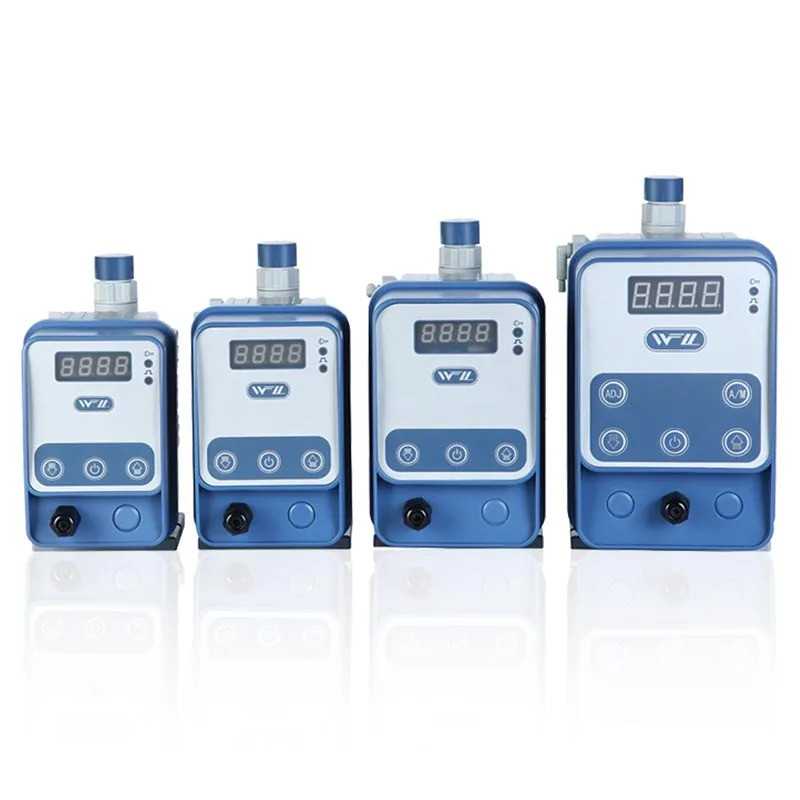 Water Treatment Liquid Micro-acid Chemical Chlorine Metering Dosing Pump Electromagnetic ...