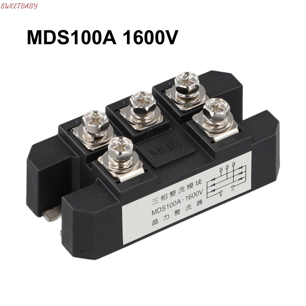 IN STOCK| Bridge Rectifier MDS-100A 1600V 5 Terminals 3-Phase Full Wave ...