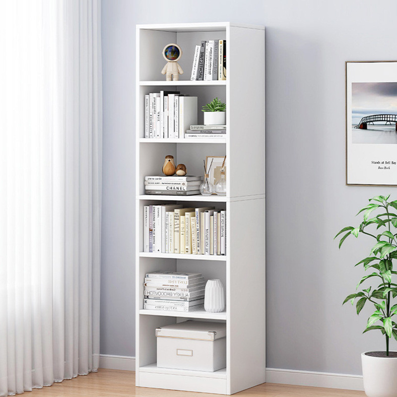 Rak buku di lantai, rumah sederhana, bilik tidur kecil, kabinet ruang ...