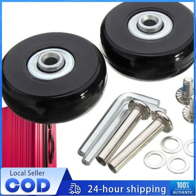 1 pair Luggage mute wheel Replaceable Suitcase mute wheels Repair ...