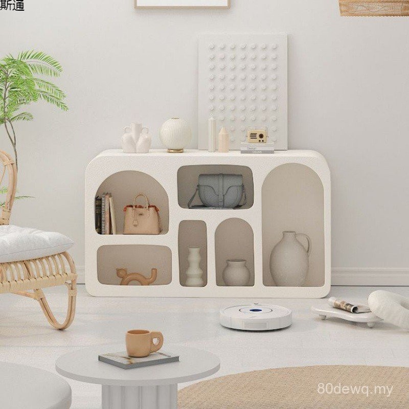 Nordic Simple Display Cabinet Modern Floor-standing Bookcase Entrance ...