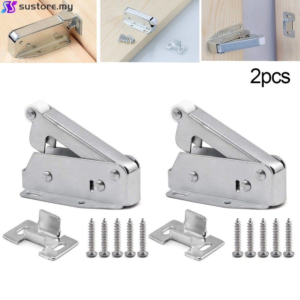 [Super]2pc Loft Touch Catch Latch Cupboard Door Hatch Attic Push to ...