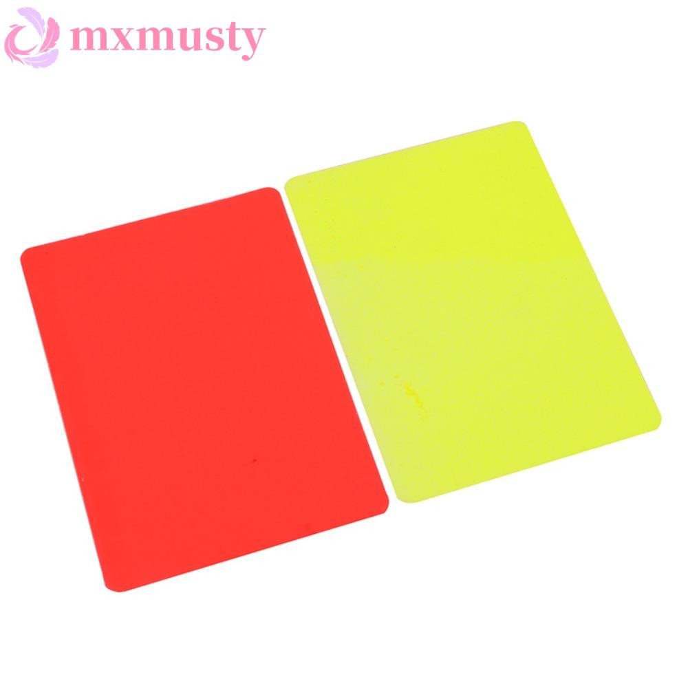 MXMUSTY PVC Football Referee Warning Card, Sports Tool Yellow Card ...