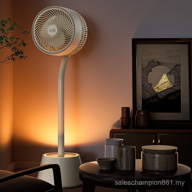 Mi Meet Air Circulation Fan New Style Electric Fan Household Silent Voice Smart Floor Fan ...