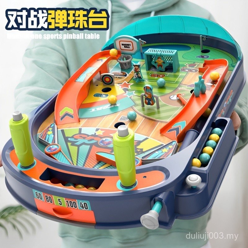 Desktop Double Interactive Pinball Machine Children 3 to 6 Years Old ...