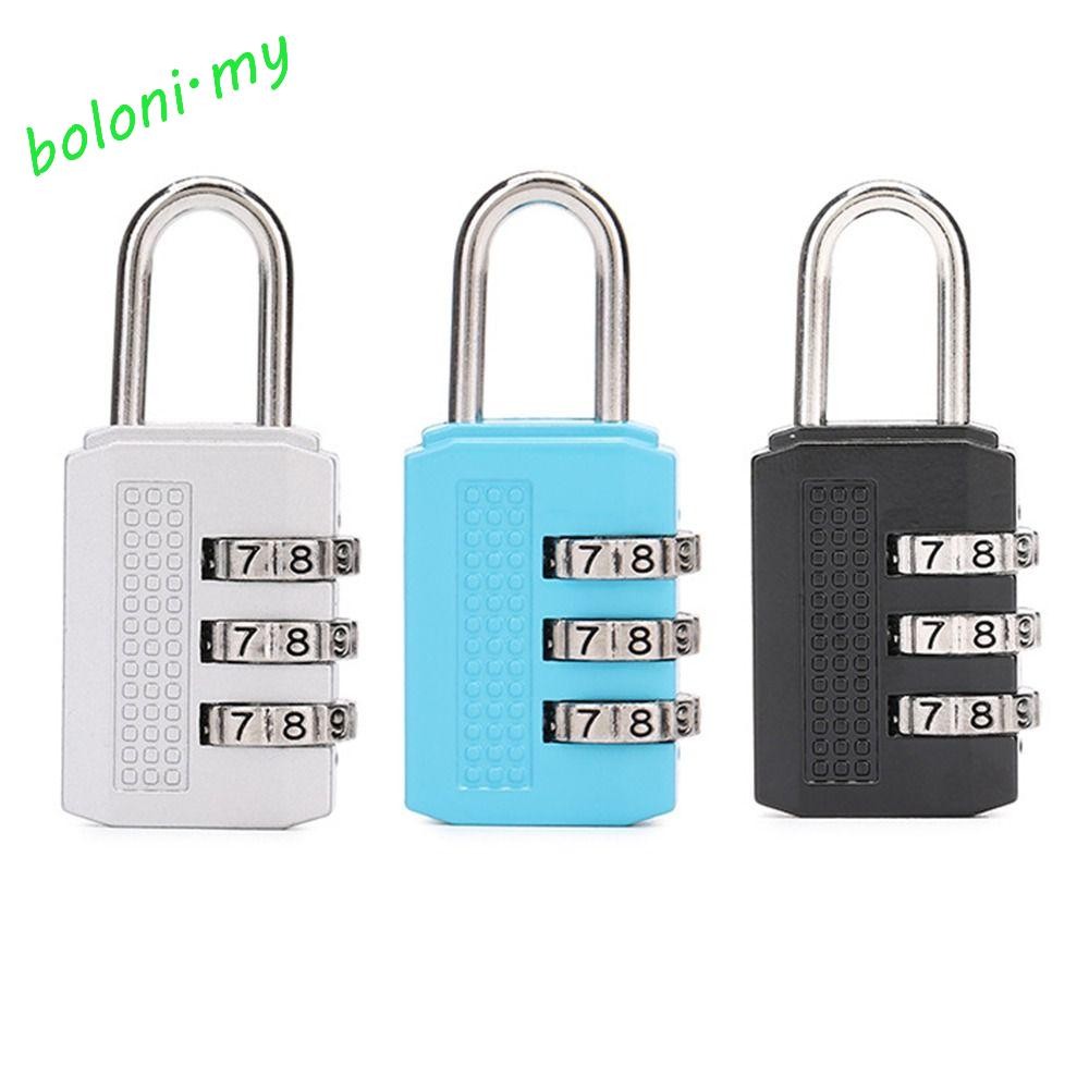 [COD] Number Lock, Solid Color Mini Password Lock, Simple 3 Digit ...