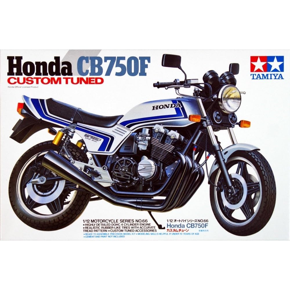 Tamiya 1/12 Motorcycle Series No.66 Honda CB750F Custom Tune Plastic Model 14066 | Shopee Malaysia