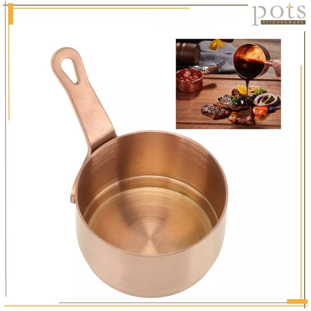 SUS304 Stainless Steel Mini Saucepan Sauce Cup With Handle; Cawan Sos ...