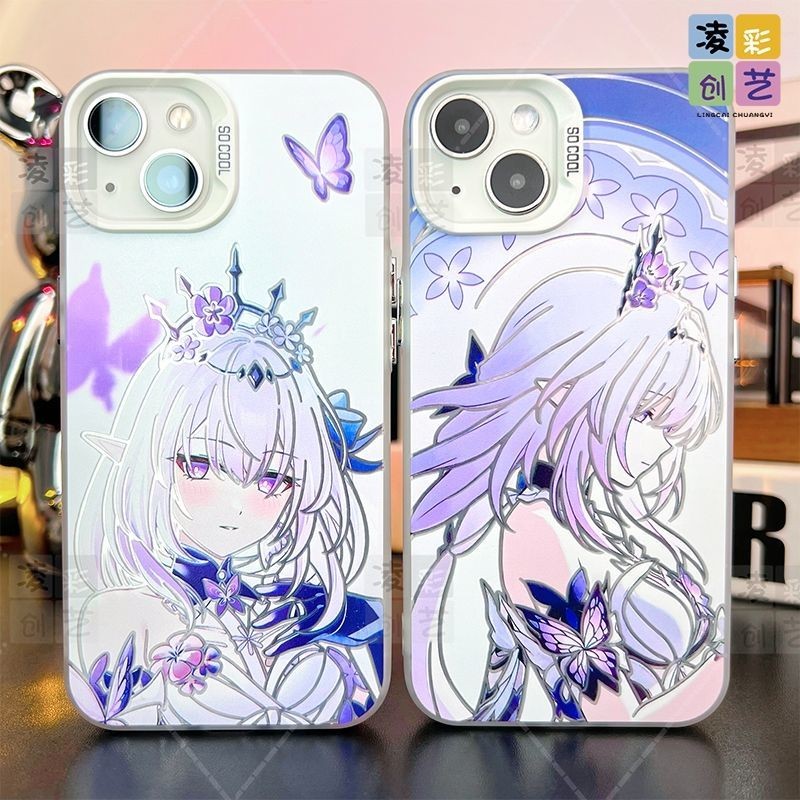 LCC Honkai Star Rail Castorice IMD Silver-Colored Process Phone Case ...