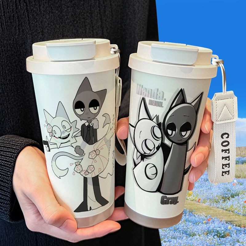 2025 New Product Sprunki rhythm box cartoon Thermos Cup 316 Stainless ...