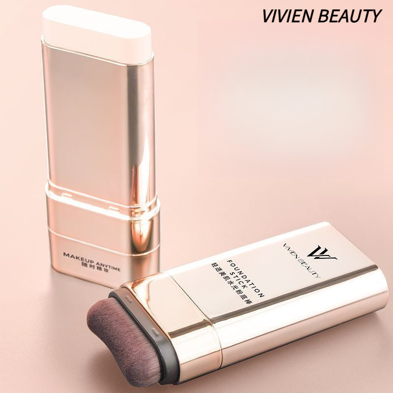 VIVIEN BEAUTY Foundation Stick Brighten Skin Color Easy To Push Away ...