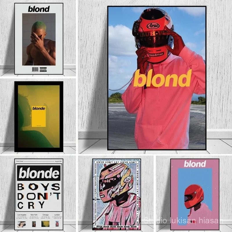 Frank Rapper Blonde Album Hip Hop Pop Music Singer Posters Canvas ...