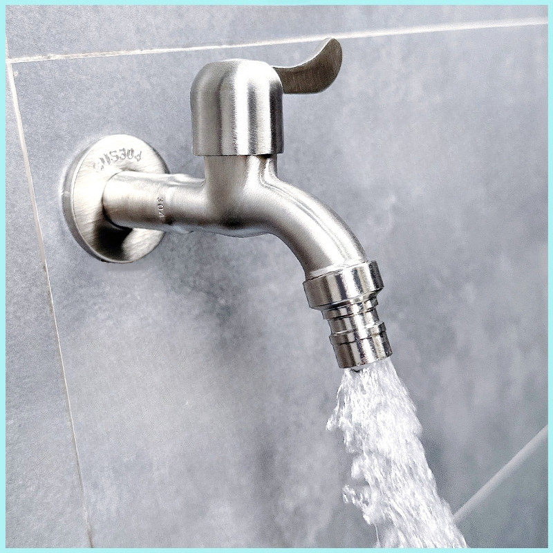 Sus 304 stainless steel faucet and pool faucet with super strong water ...