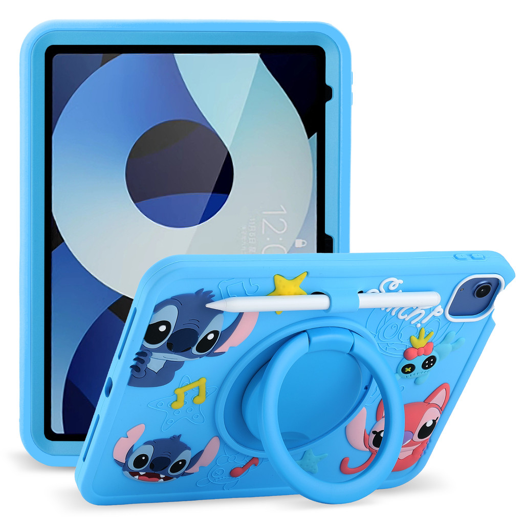 Stitch Tablet Case For iPad 10th 9th 8th 7th Generation Rotating With ...