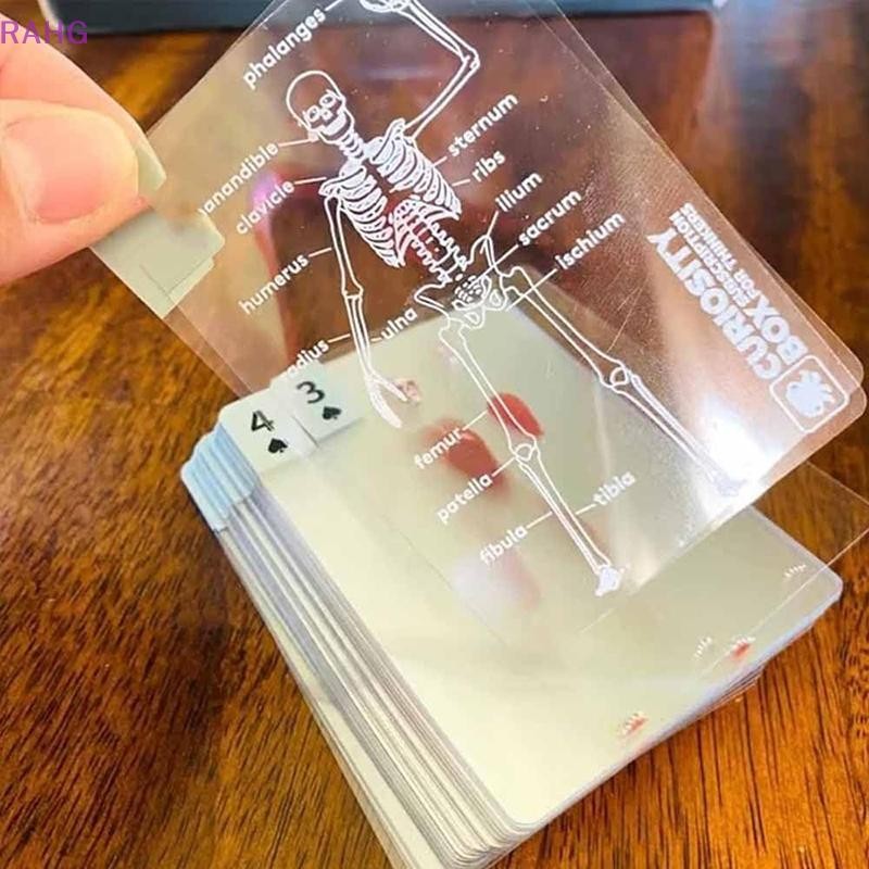RAHG Human Anatomy Playing Cards The Body Deck Funny Transparent Human ...