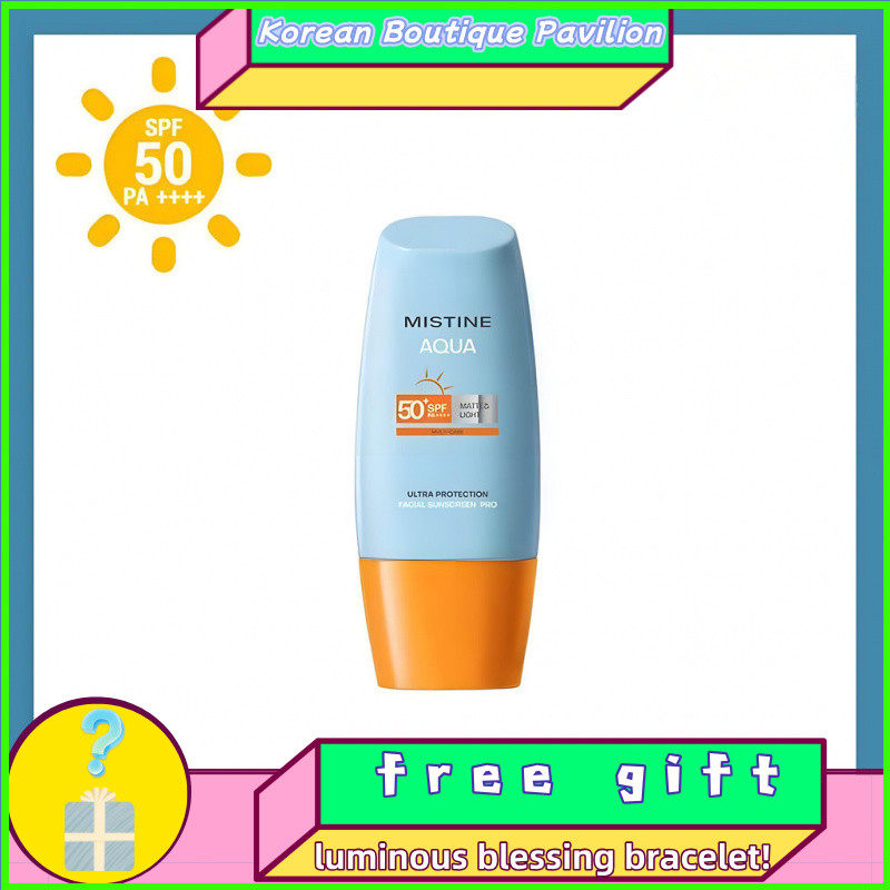 MISTINE Aqua Base Ultra Protection Matte & Light Facial Sunscreen Pro SPF50 PA ++++ 40ml ...