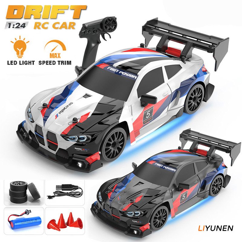 1:24 RC Drift 4WD Car NEW BMW Model GTR Porsche 911 Remote Control Car ...