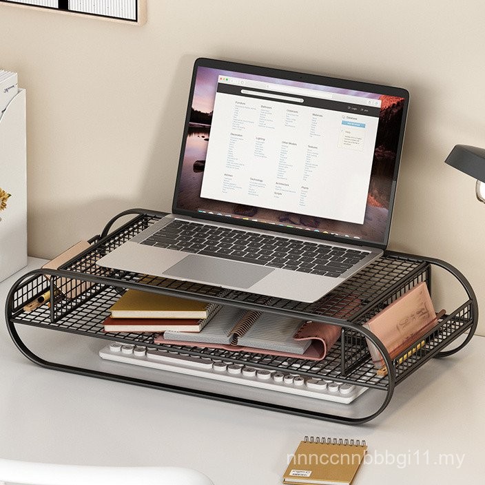 Computer Elevated Rack Desktop Monitor Stand Bracket Notebook Cooling ...