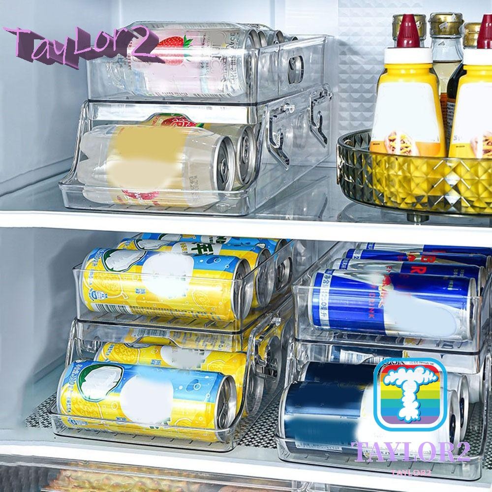 ATAYLOR 2-Layer Drink Dispenser, Transparent Foldable Beverage Storage ...