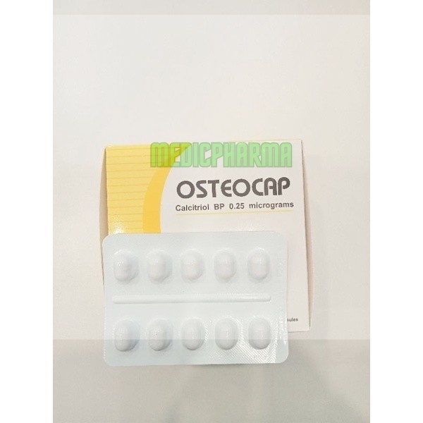 Vitamin D - Osteocap Calcitriol BP 0.25mcg 10's Softgel Capsules ...