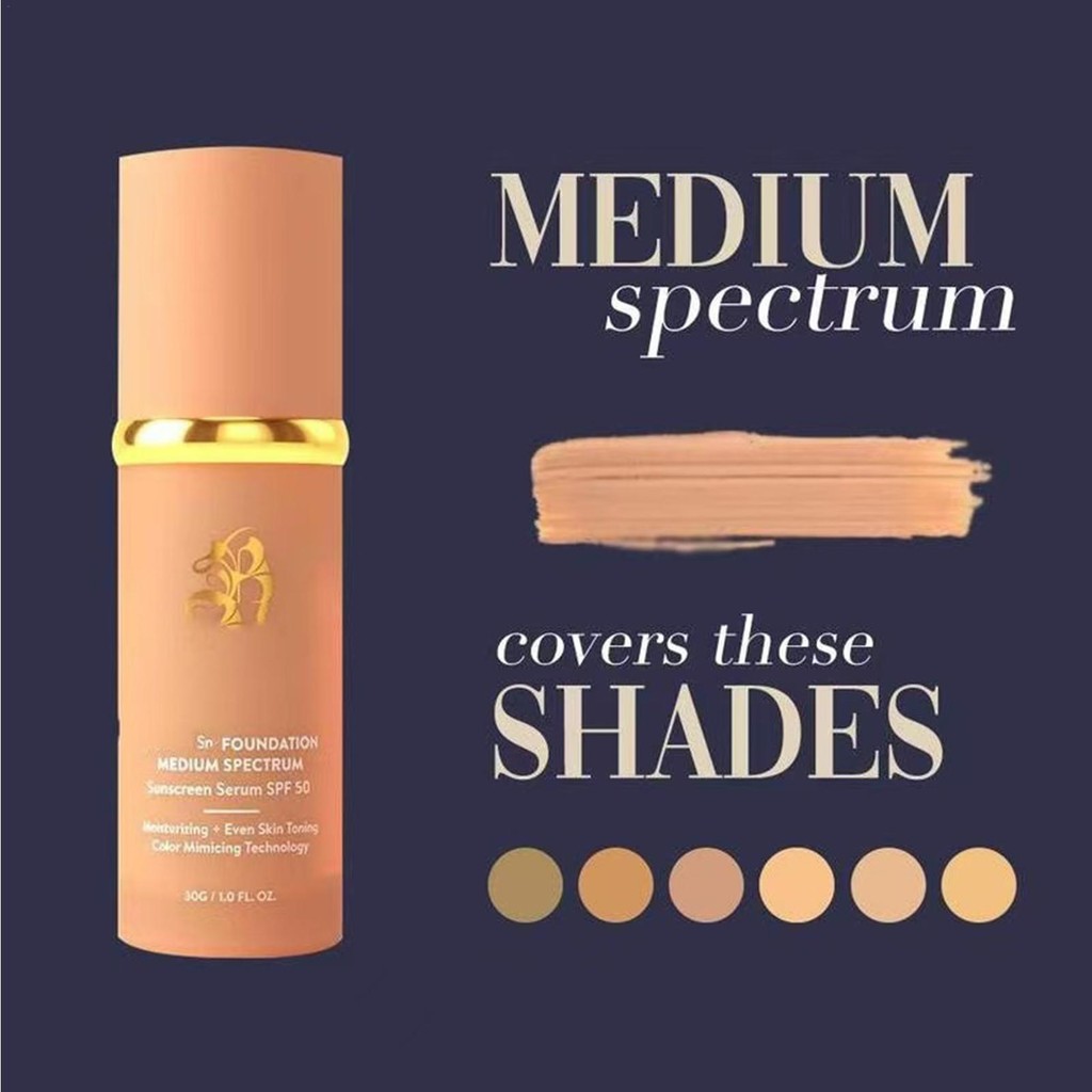 Biomimic Foundation 4 in 1 Full Coverage Foundation Brightening Liquid ...