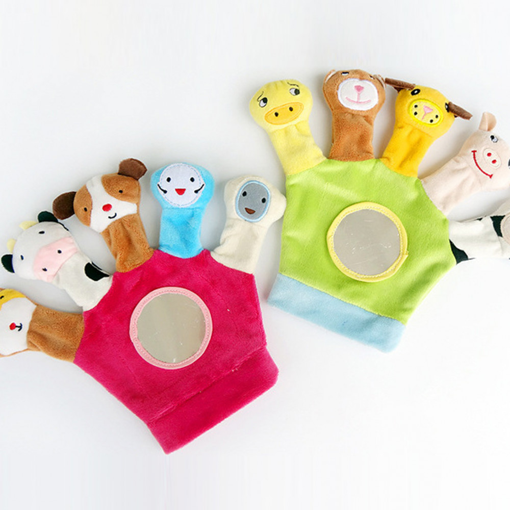 YL Plush Hand Puppet , 5 Animal Designs, Hand Puppets Gloves ...