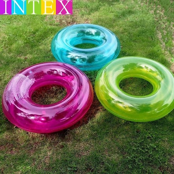pelampung pelampung budak Cincin renang kembung, warna pepejal, lut ...