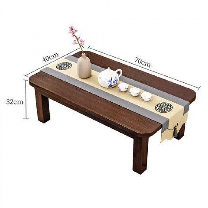 Bamboo Kang Table Household Solid Wood Tatami Small Coffee Table On ...