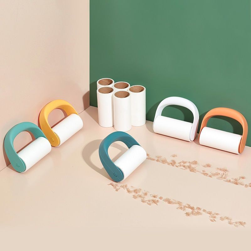 Sticky Hair Device Sticky Dust Paper Roller Felt Tearable Paper ...
