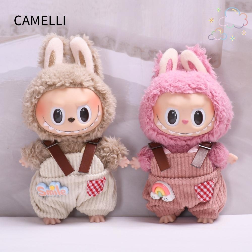 CAMELLI Doll Overalls Suit, Durable Kawaii Labubu Doll Clothes, Gift ...