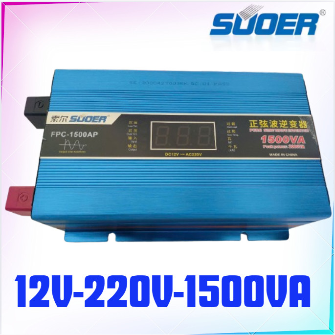 Inverter Inverter SUOER FPC- 1500VA Standard Sine Wave Inverter ...