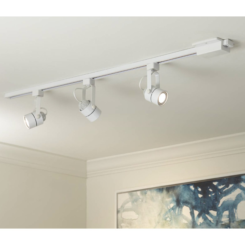 WHITE LED SPOTLIGHT FSL TRACK LIGHT CEILING STUDIO INDOOR | Shopee Malaysia