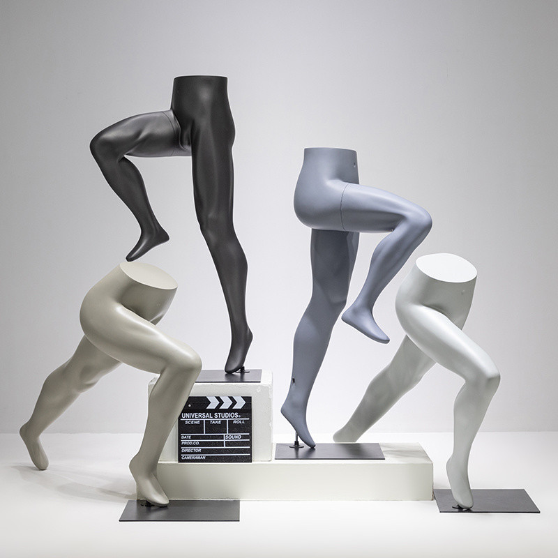 Black Clothing Store Leg Model Props Men's and Women's Lower Body ...