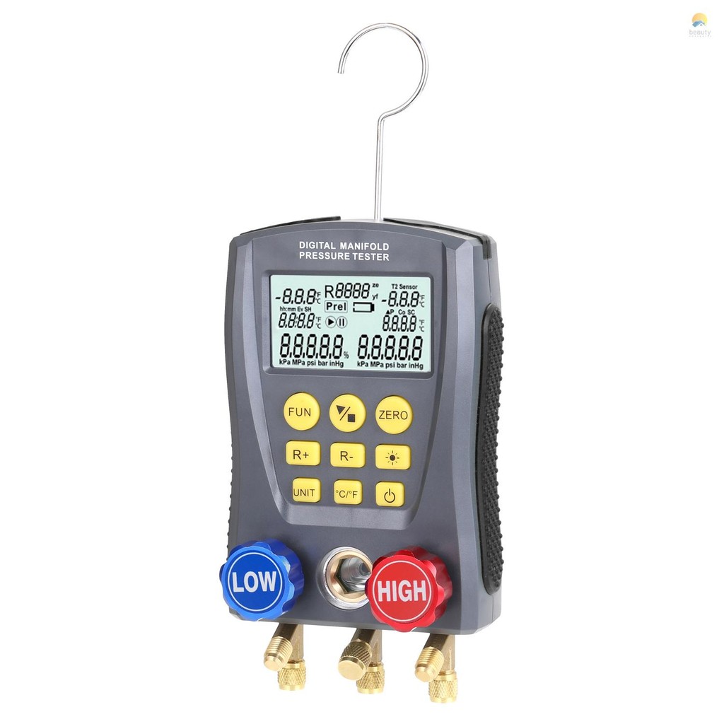 Pressure Gauge Pressure Gauge Refrigeration Digital Vacuum Pressure ...