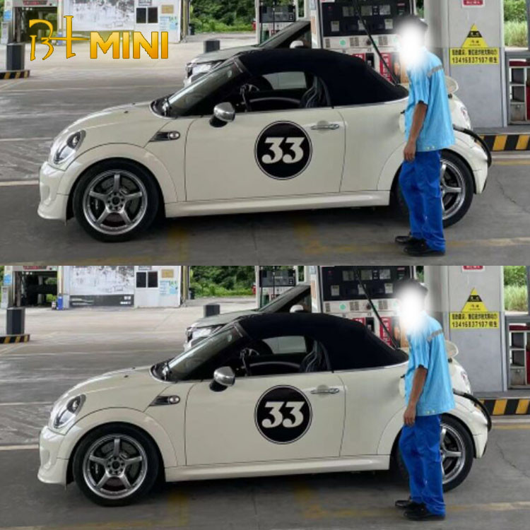 Bmw/mini Garland Car Sticker one cooper clubman Door Number Sticker ...