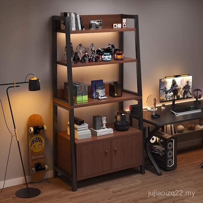 My Shelf Floor Storage Rack Multi-Layer Bookshelf Gaming Room Computer ...