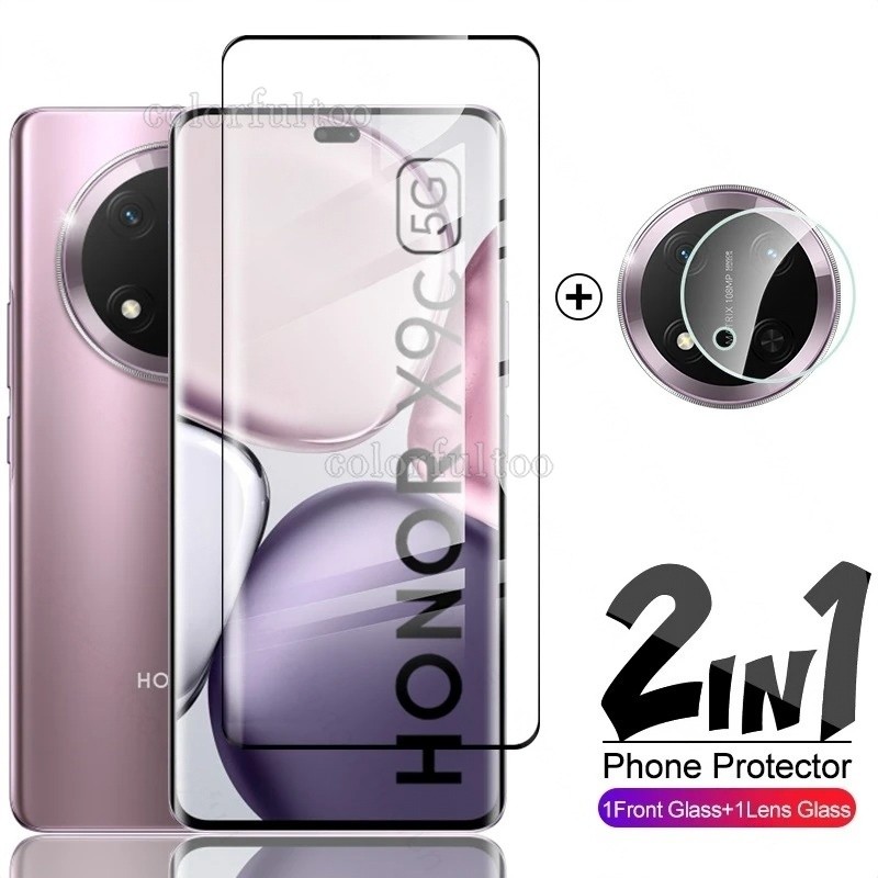 Honor X9C 2024 3D Curved Clear Tempered Glass Protective Film For Honor X9C X9B X9A X 9B X9 C ...