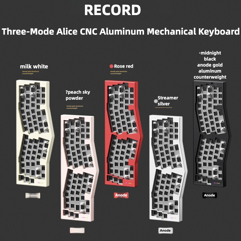 WEIKAV RECORD Three-mode Bluetooth 2.4g Wireless Alice Mechanical ...
