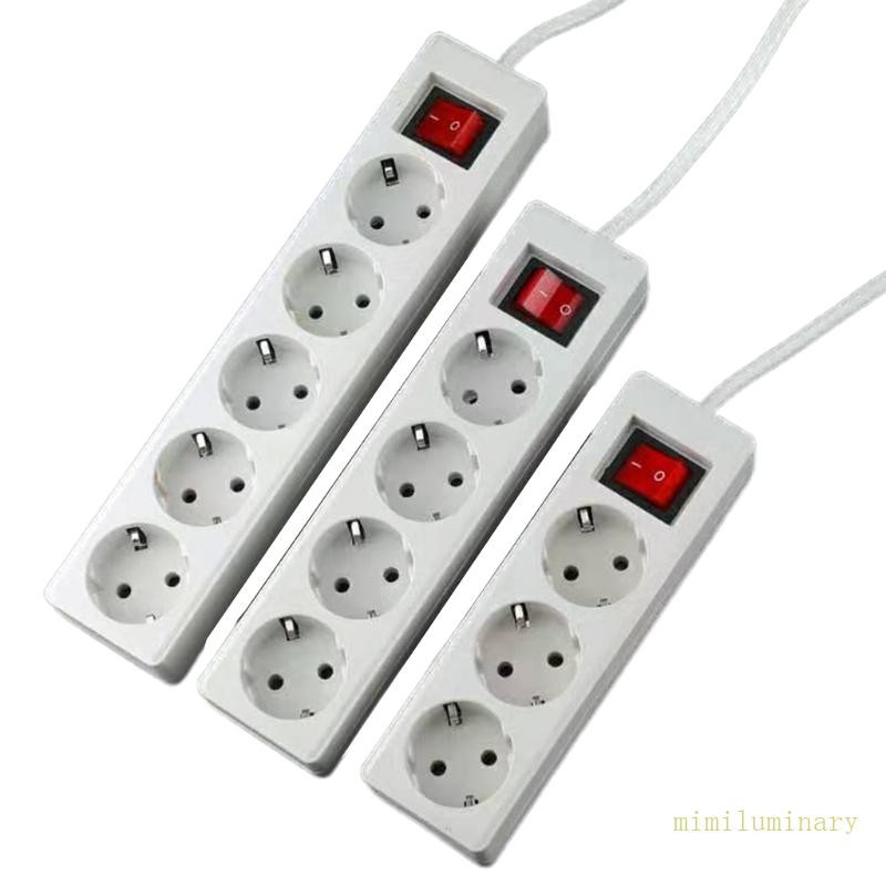 IVY EU Standard German Type Socket Power Strip 2Pin Plug With LED ...