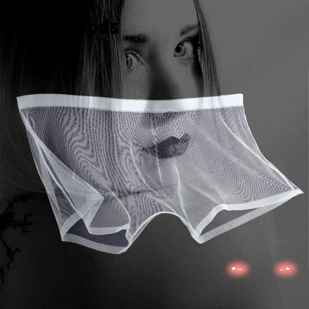 ONLYY Men's Underwear, Lingerie Intimates Bulge Ice Silk Transparent ...