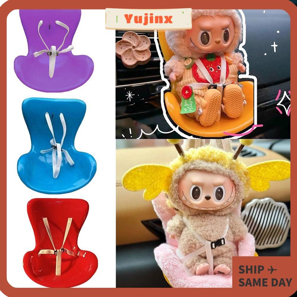 YUJINX Labubu Doll Car Seat, Kawaii Durable Car Doll Safety Seat ...