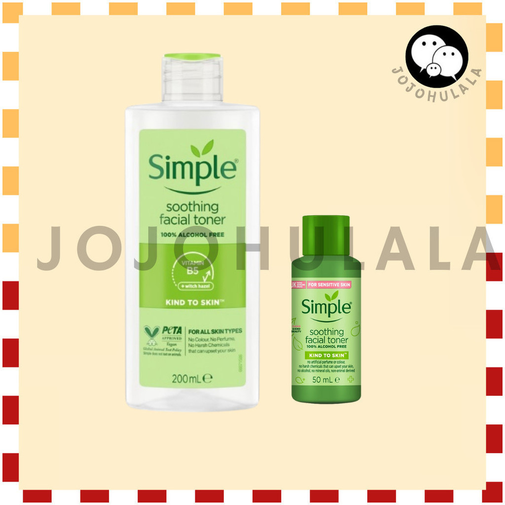 SIMPLE Kind to Skin Soothing Toner 200ml | Shopee Malaysia