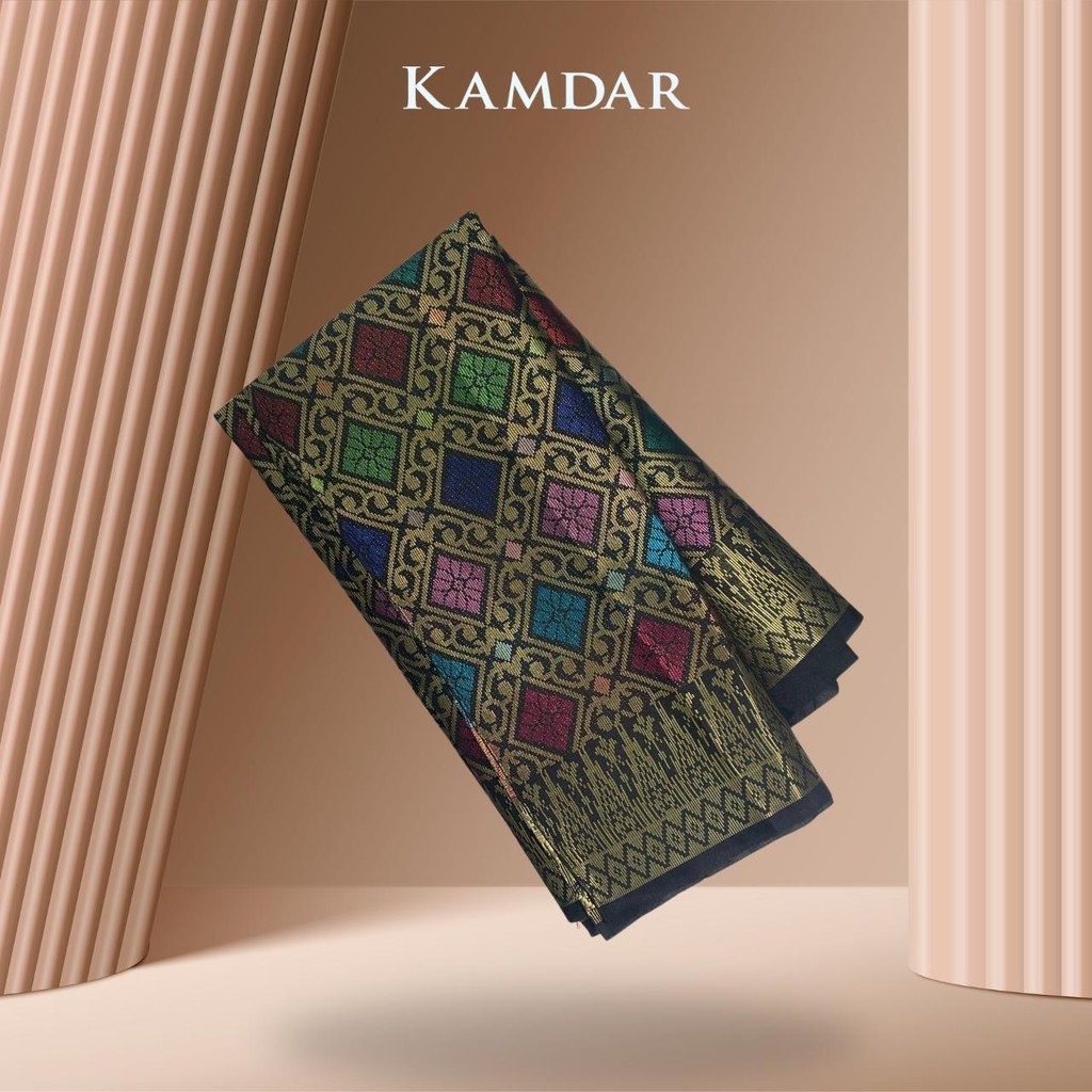 KAMDAR Open Meter Kain Songket Metallic Raja Sejagat 44" | Shopee Malaysia