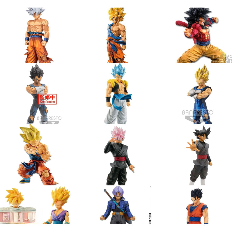 Bandai Dragon Ball Grandista Son Goku Vegeta Trunks Gotenks Comic Color ...